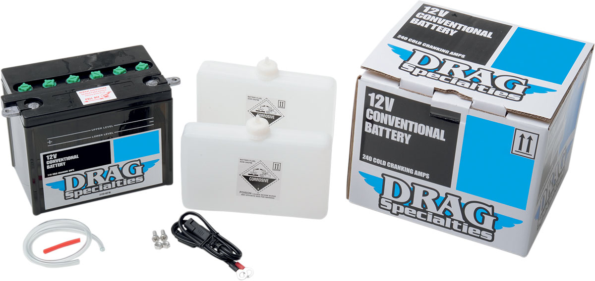 Drag Specialties Conventional Battery Kit CHD4-12 2113-0216-