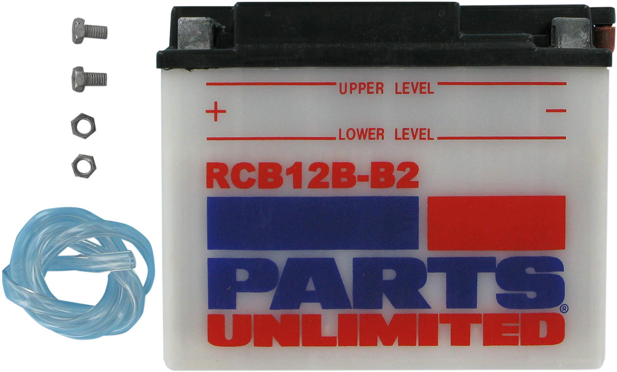 Parts Unlimited 12V Heavy-Duty Battery RCB12B-B2 (RCB12B-B2)