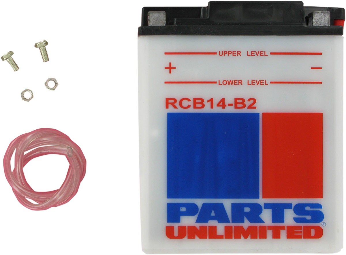 Parts Unlimited 12V Heavy-Duty Battery RCB14-B2 (RCB14-B2)-P