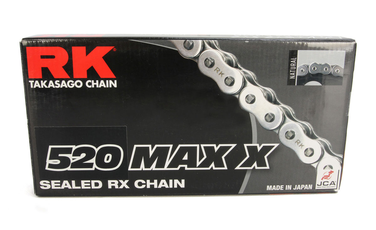RK 520 MAX-X Series Sealed RX-Ring Chain (Natural) 92 Links-