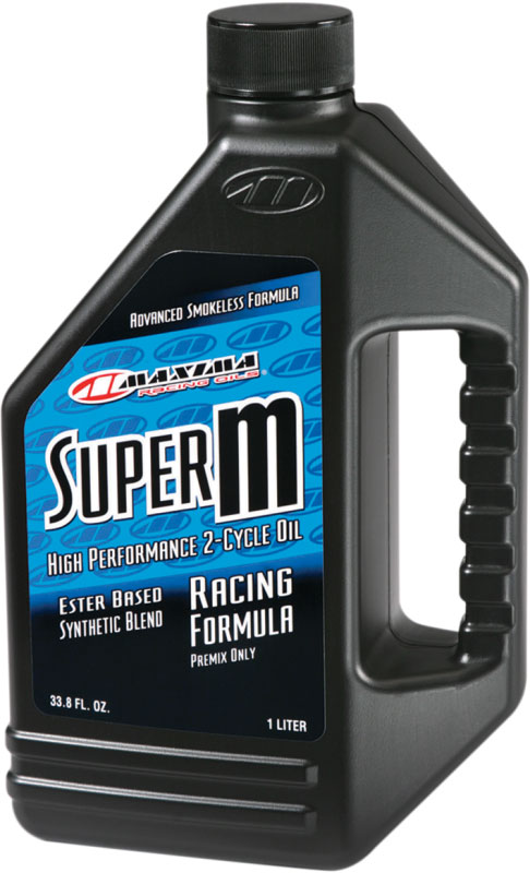 Maxima Racing Oil Super M 2-Stroke Motorcycle, ATV Premix Oi