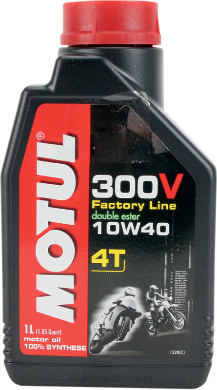 Motul 300V Full-Synthetic 4-Stroke Racing Engine/Motor Oil
