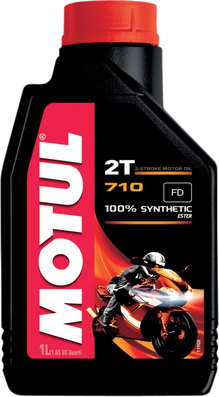 Motul 710 2T Full-Synthetic Oil Injection or Premix 2-Stroke