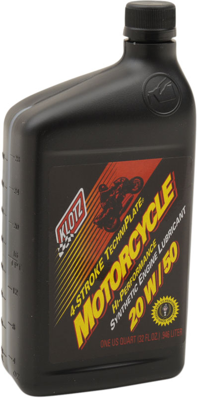 Klotz Oil Motorcycle TechniPlate Synthetic 4-Stroke Engine/M