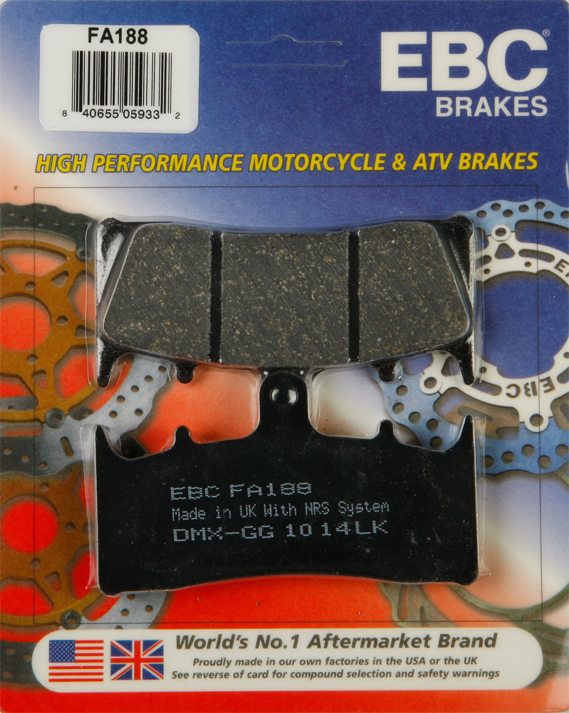 EBC Organic OE Quality Replacement Brake Pads / One Pair (FA