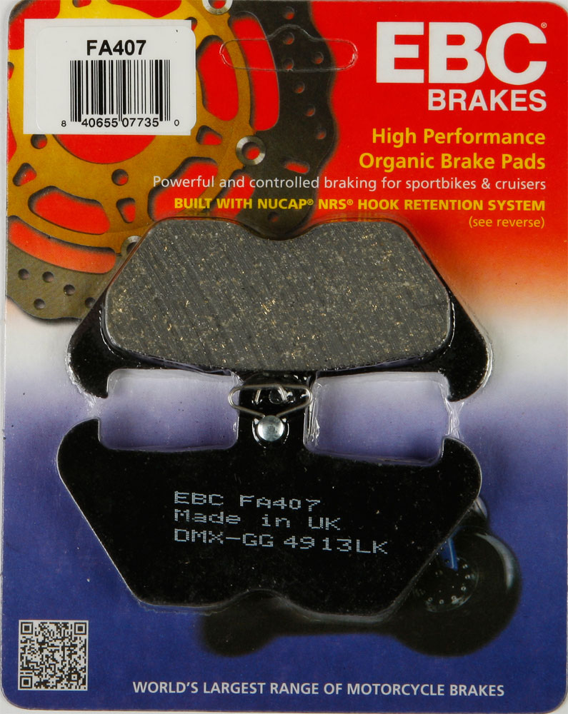 EBC Organic OE Quality Replacement Brake Pads / One Pair (FA