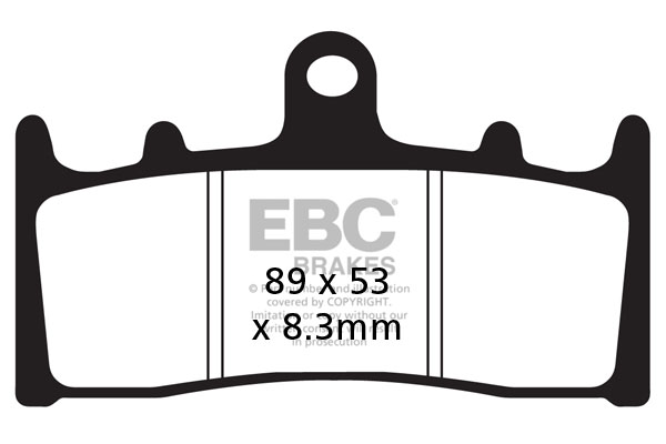 EBC Organic OE Quality Replacement Brake Pads / One Pair (FA