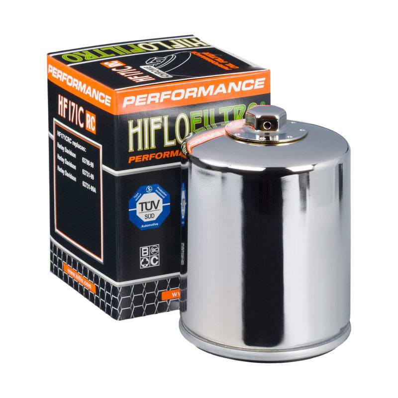 Hiflofiltro RC High Performance Oil Filter (Chrome) HF171CRC