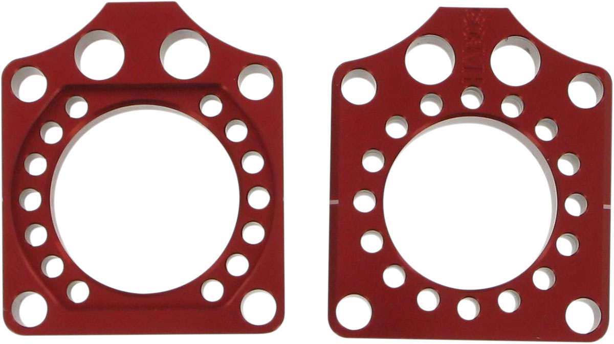 Pro Circuit Billet Axle Blocks (Anodized; Red)-PCT 1231-0217