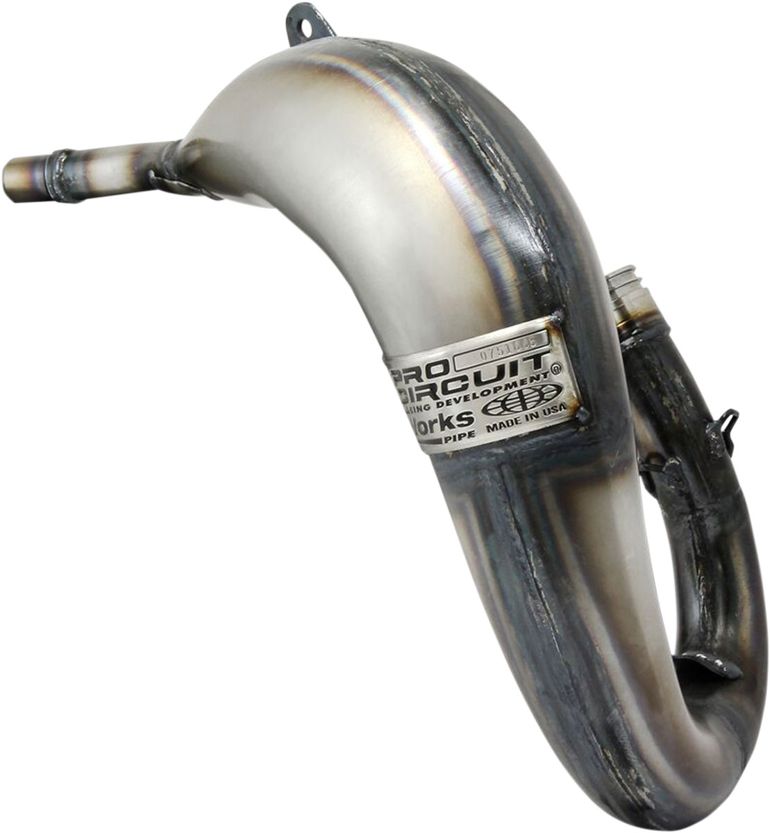 Pro Circuit Works Pipe 2-Stroke Exhaust Head Pipe (Raw)-PCT