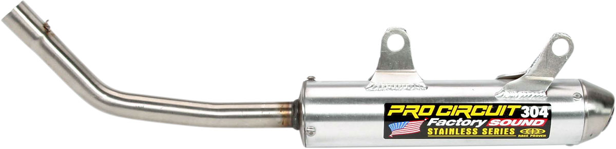 Pro Circuit 304 Factory Sound Silencer (Aluminum; Brushed)-P