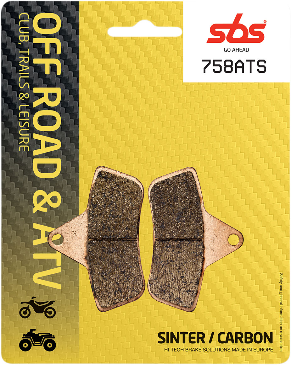 SBS ATS Sintered ATV/UTV Brake Pads (758ATS)-SBS 1721-1593