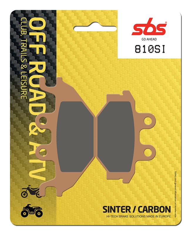 SBS SI Sintered Off-Road Motorcycle Brake Pads (810SI)-SBS 1