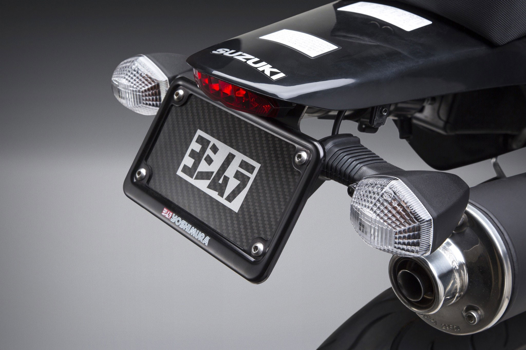 Yoshimura Fender Eliminator Kit (Black Anodized Aluminum)-YM