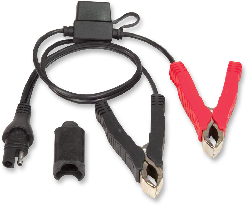 TecMate OptiMate SAE 2-Pin Connector to Battery Clips w/15A